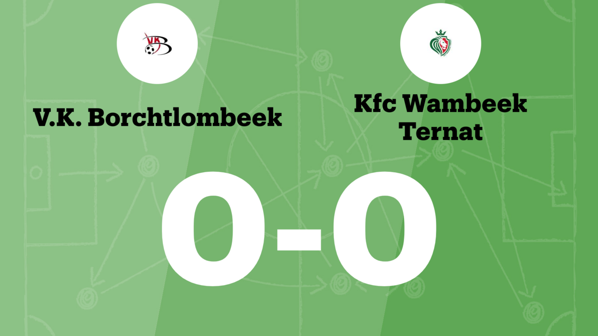 Doelpuntloos Gelijkspel Tussen Vk Borchtlombeek En Kfc Wambeek Ternat B